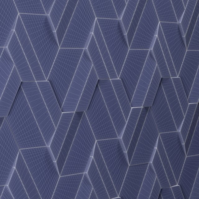 modular tile system pauline gorelov hyperstructure 3D Model in ...