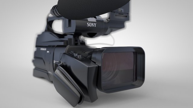 sony camera 3D Model in Photo 3DExport