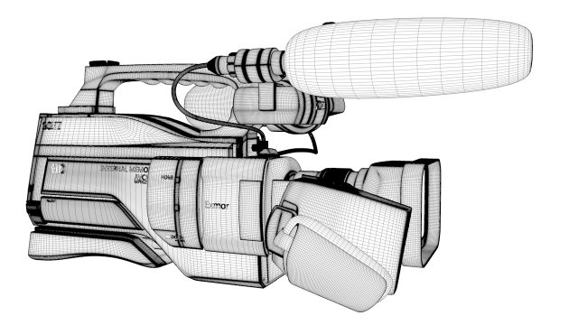 sony camera 3D Model in Photo 3DExport