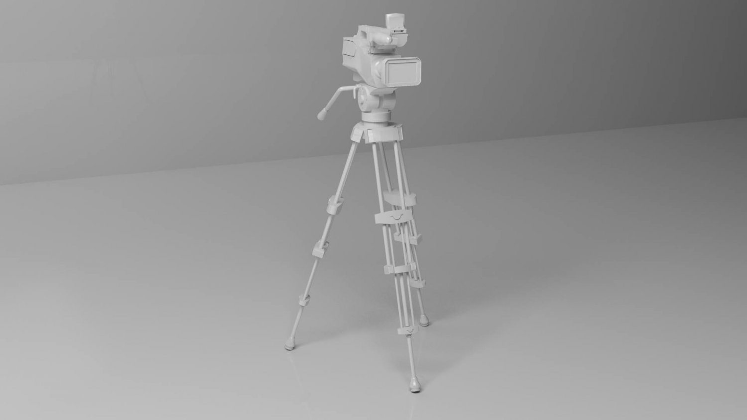 Camera with tripod 3D Model in Video 3DExport
