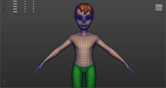 peter pan 3D Model in Cartoon 3DExport