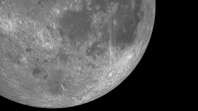 moon realistic 3D Model in Planets 3DExport