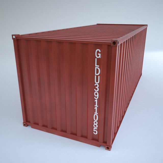container cargo 3D Model in Shipping Containers 3DExport