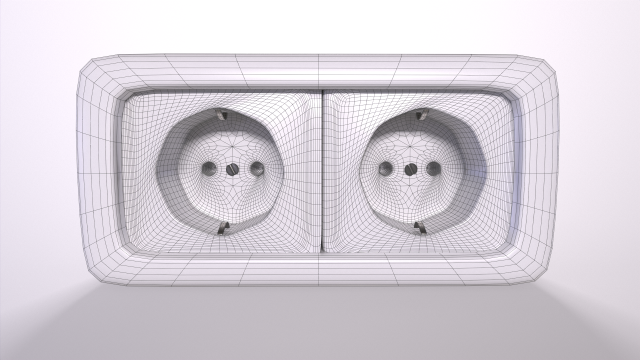 Electrical Socket 3D Model in Other 3DExport