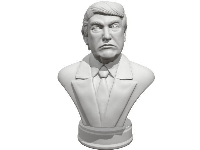 donald trump presidental edition 3D Model in Sculpture 3DExport