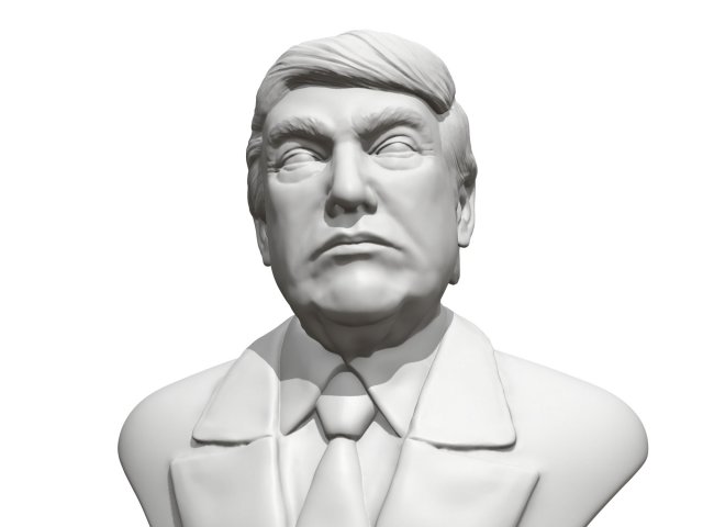 donald trump presidental edition 3D Model in Sculpture 3DExport