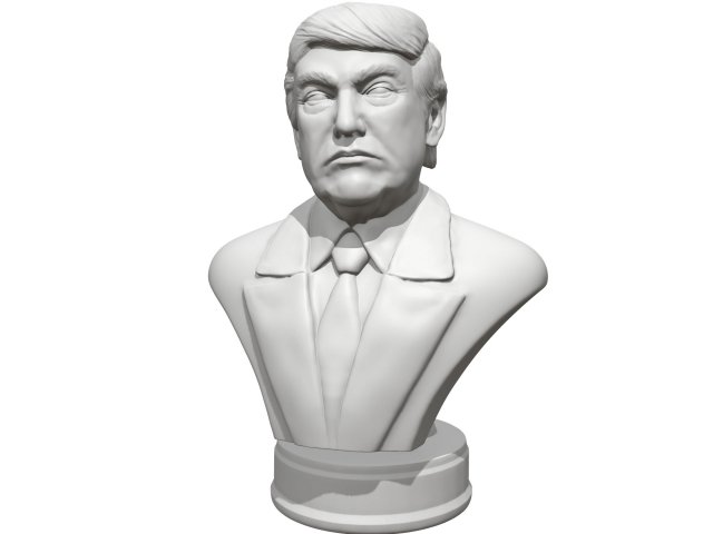 donald trump presidental edition 3D Model in Sculpture 3DExport