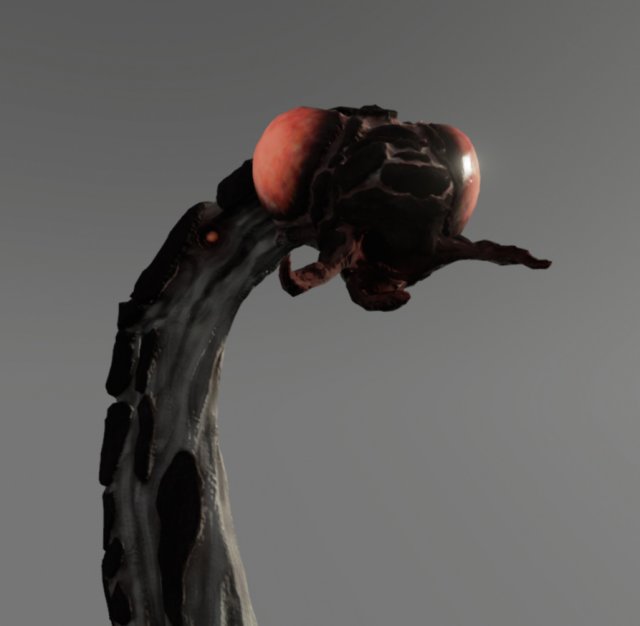 space worm 3D Model in Alien 3DExport