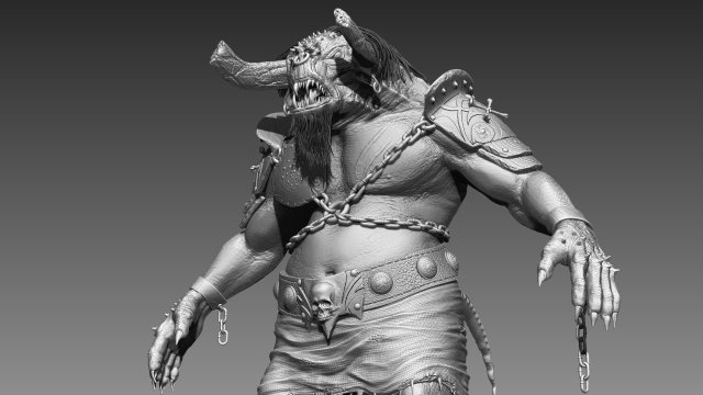 fantasy creature 3D Model in Monster 3DExport
