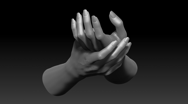 3d printable female hands 20 poses pack 3D Model in Anatomy 3DExport