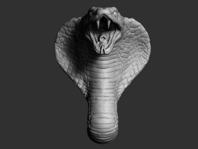 cobra head 3D Model in Reptile 3DExport