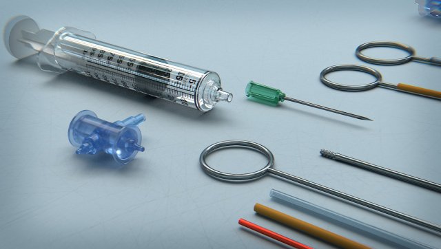 external ventricular drain -evd cranial access kit 3D Model in Medische ...