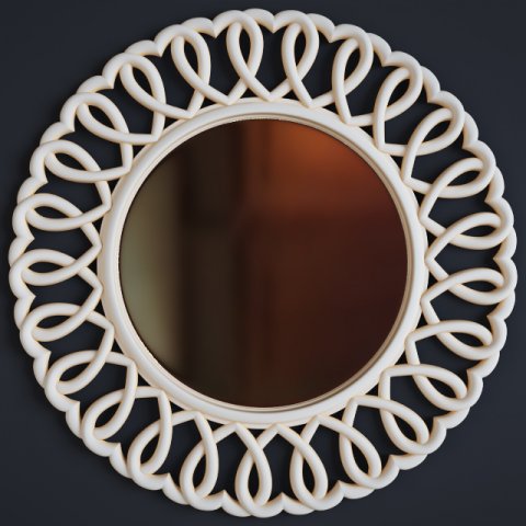 classic mirrror 2 Free 3D Model in Household Items 3DExport