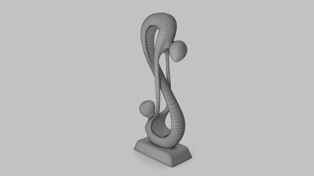 infinity 3D Model in Sculpture 3DExport