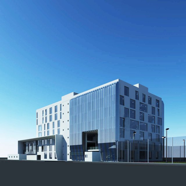 office complex 3D Model in Buildings 3DExport