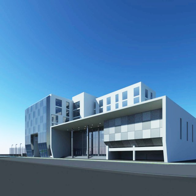 office complex 3D Model in Buildings 3DExport