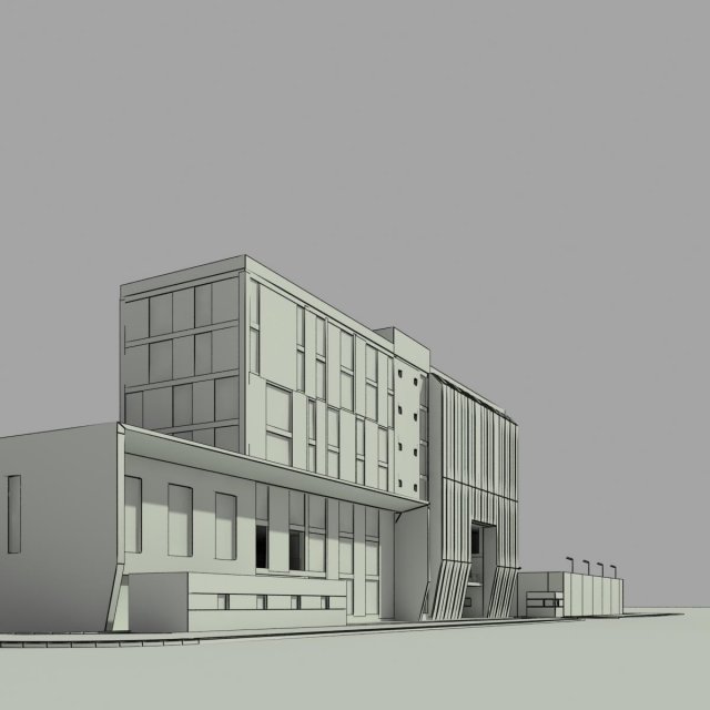 office complex 3D Model in Buildings 3DExport