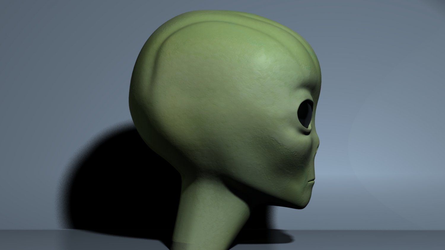 Alien Head 3D Model in Alien 3DExport