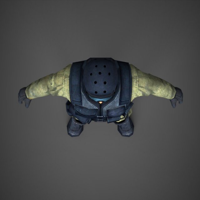 game ready military commando 3D Model in Man 3DExport