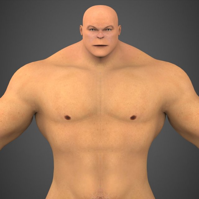 fantasy muscular man saabu 3D Model in Fantasy 3DExport