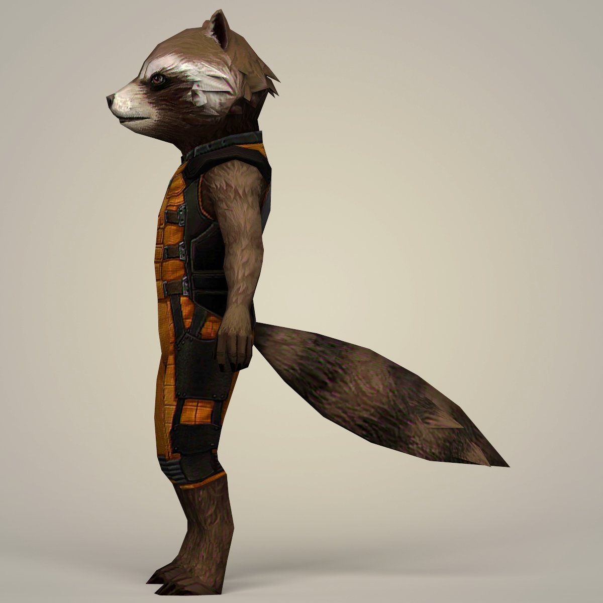 rocket raccoon fantasy character 3D Models in Fantasy 3DExport