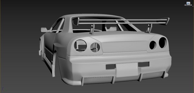 nissan skyline r34 3D Print Model in Automotive 3DExport