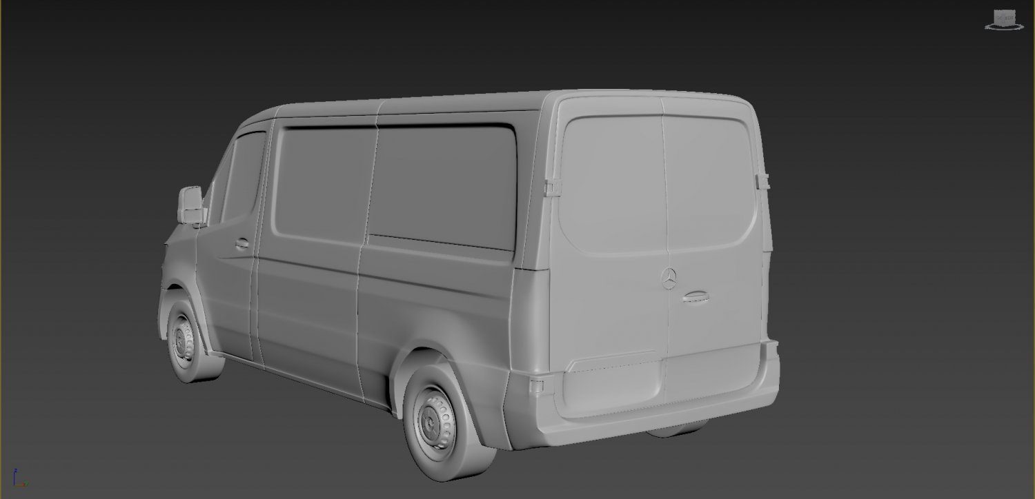 mercedes-benz sprinter 2020 on a small scale 3D Print Models in ...