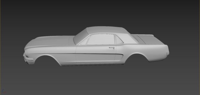 fo-rd mus-tang coupe 1965 body for print 3D Print Model in Automotive ...