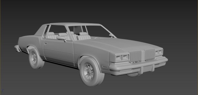 oldsmobile cutlass supreme 1980 3D Print Model in Automotive 3DExport
