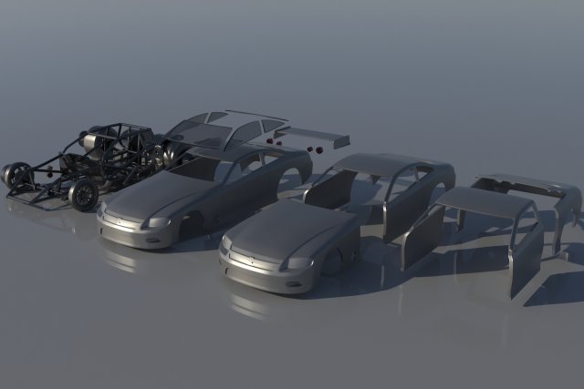 Chevrolet Cobalt Pro Mod 3D Print Model in Automotive 3DExport