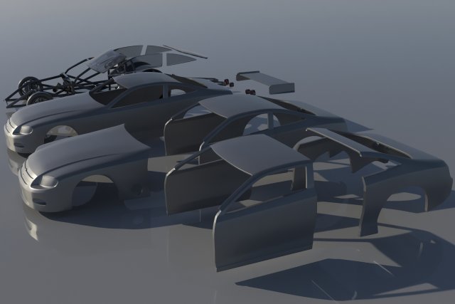 Chevrolet Cobalt Pro Mod 3D Print Model in Automotive 3DExport