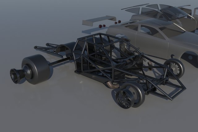 Chevrolet Cobalt Pro Mod 3D Print Model in Automotive 3DExport