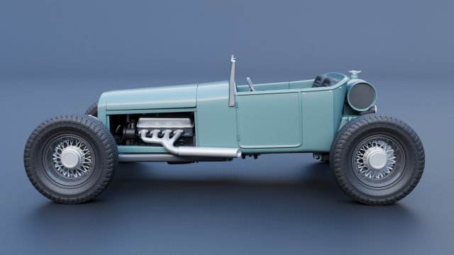 Model T Hot Rod 3D Print Model in Automotive 3DExport