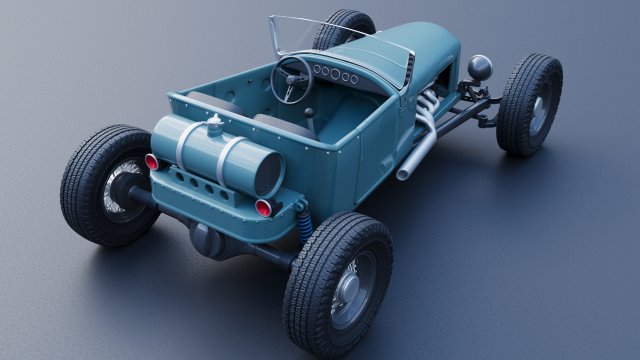 Model T Hot Rod 3D Print Model in Automotive 3DExport