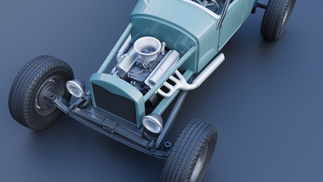 Model T Hot Rod 3D Print Model in Automotive 3DExport