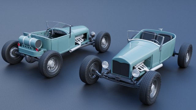 Model T Hot Rod 3D Print Model in Automotive 3DExport