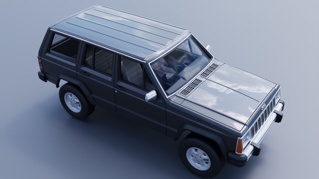 Jeep Cherokee XJ 1984 3D Print Model in Automotive 3DExport