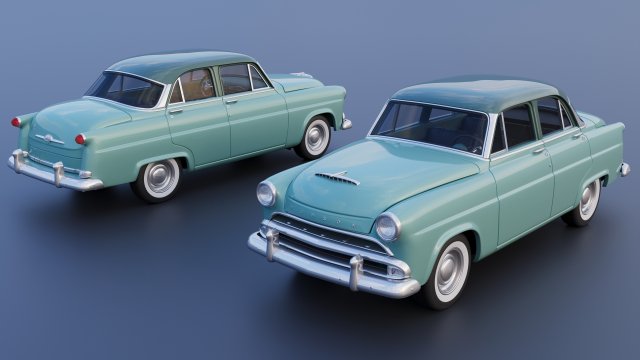 Hudson Jet 4 Door 1953 3D Print Model in Automotive 3DExport