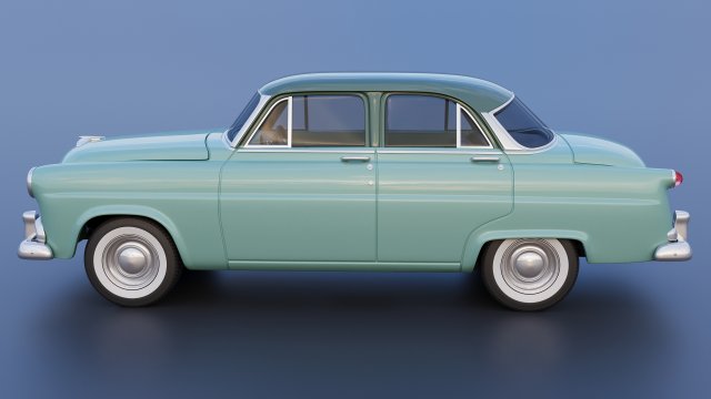 Hudson Jet 4 Door 1953 3D Print Model in Automotive 3DExport
