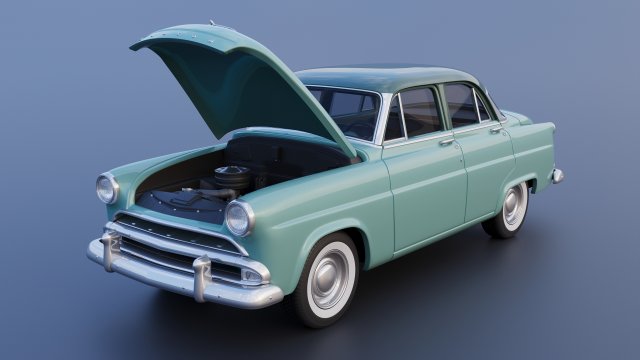 Hudson Jet 4 Door 1953 3D Print Model in Automotive 3DExport