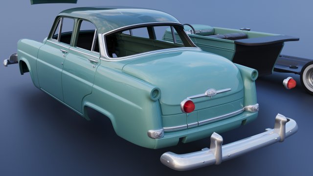 Hudson Jet 4 Door 1953 3D Print Model in Automotive 3DExport