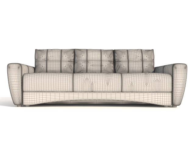 sofa pufetto andrea 3D Model in Sofa 3DExport