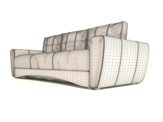 sofa pufetto andrea 3D Model in Sofa 3DExport