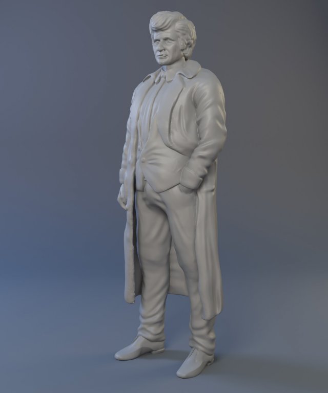 The protagonist of the series Columbo 3D print model 3D Print Model in ...