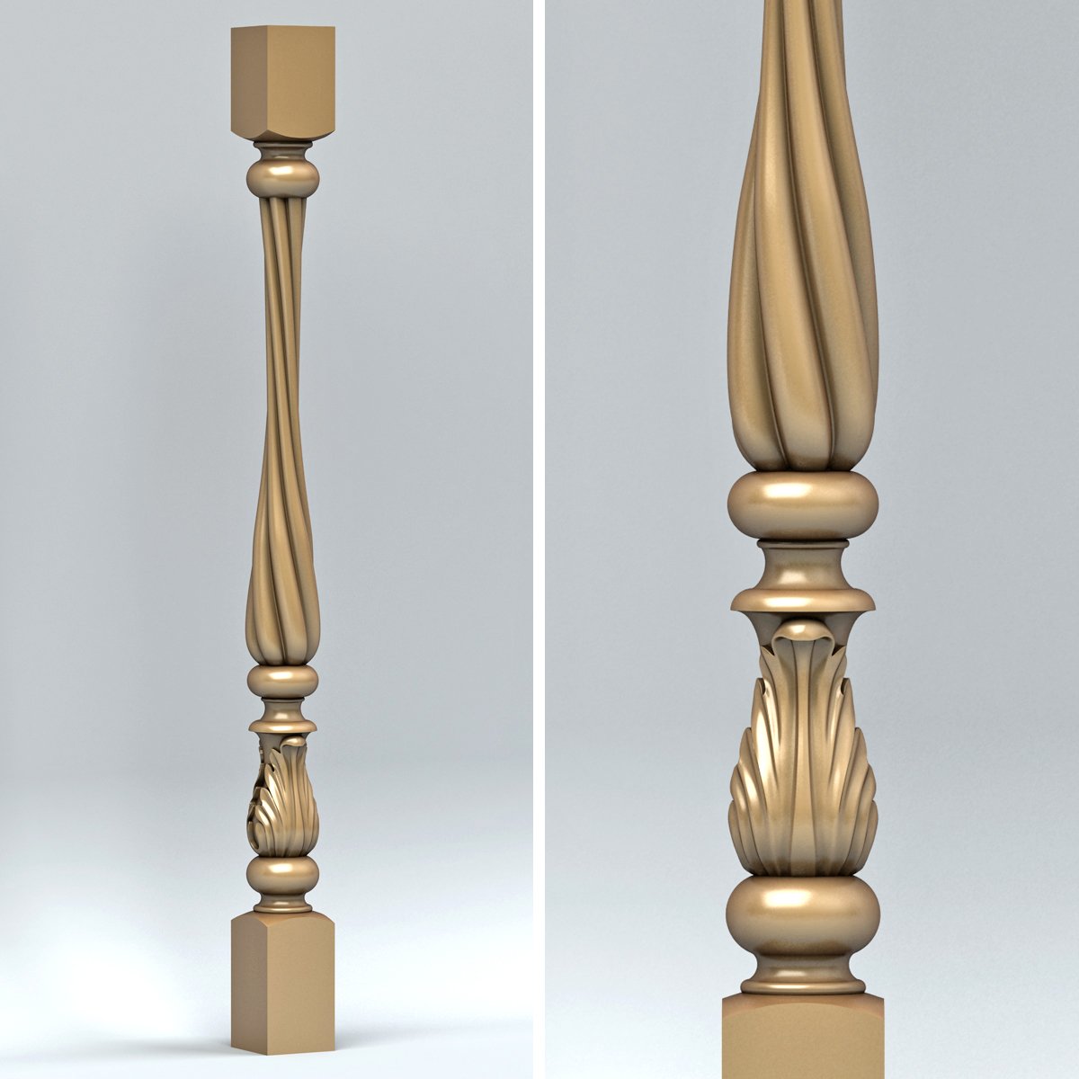 baluster 002 3D Models in Decoration 3DExport