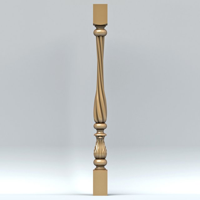 baluster 002 3D Model in Decoration 3DExport