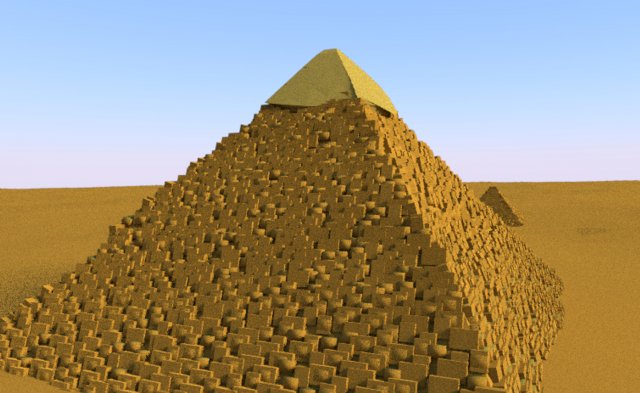 Pyramids of Egypt 3D Model in Landmarks 3DExport