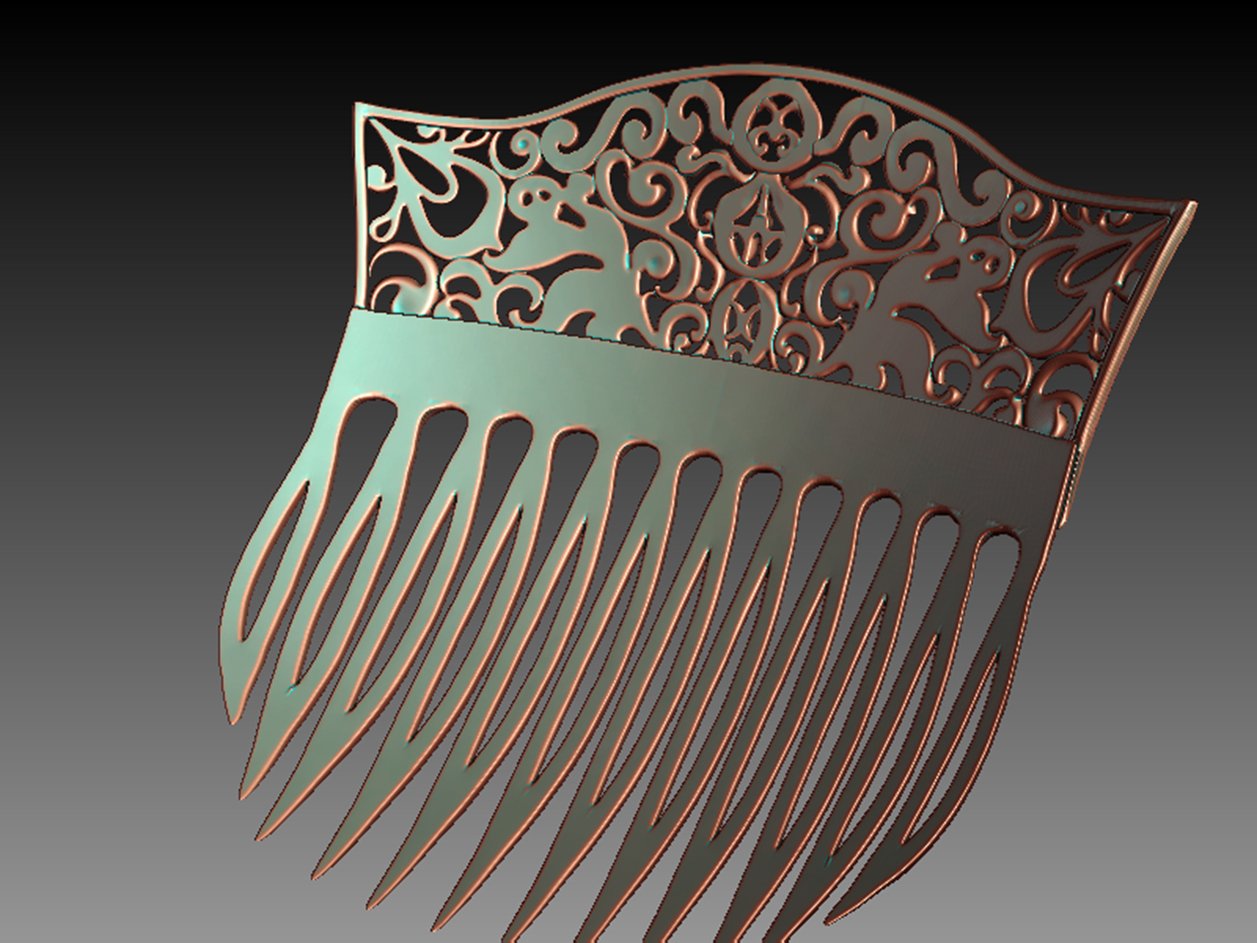 Hair comb 3D Model in Other 3DExport
