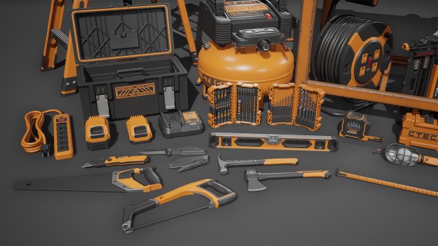 power tools pack 3D Model in Tools 3DExport