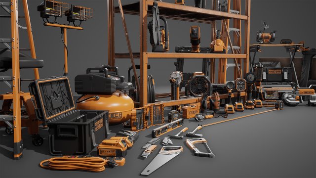 power tools pack 3D Model in Tools 3DExport